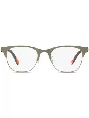 Moncler Rectangle-frame Glasses - Silver