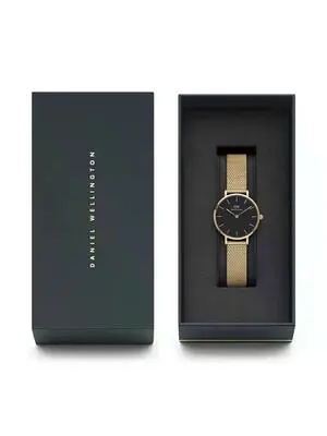 DANIEL WELLINGTON Petite Evergold Watch - Black