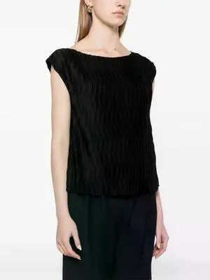 Herno Plissé Top - Black