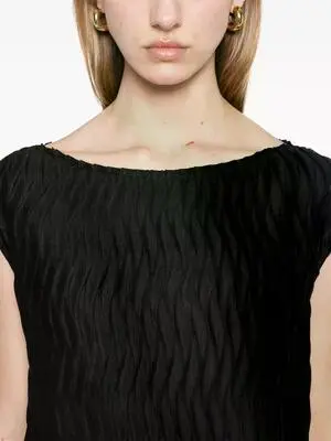 Herno Plissé Top - Black
