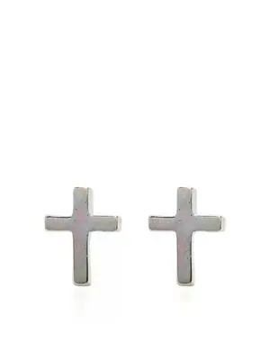 STOLEN GIRLFRIENDS CLUB Sterling Cross Earrings - Silver