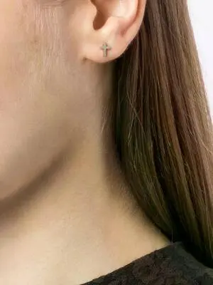 STOLEN GIRLFRIENDS CLUB Sterling Cross Earrings