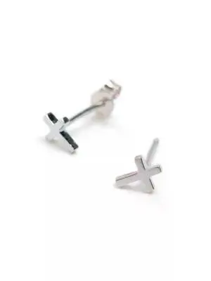 STOLEN GIRLFRIENDS CLUB Sterling Cross Earrings