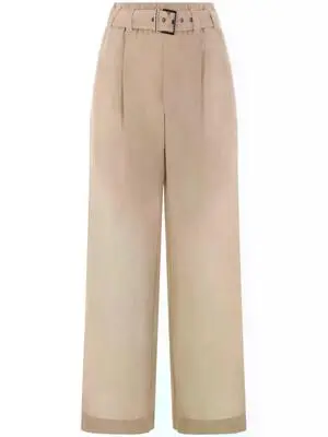 Brunello Cucinelli Belted Gauze Trousers