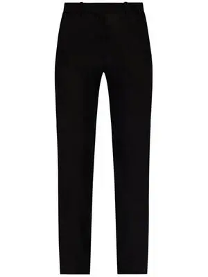 Coperni High-waisted Straight-leg Trousers - Black