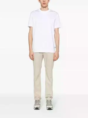 Jacob Cohen Mid-rise Stretch Cotton Chino Trousers - Neutrals