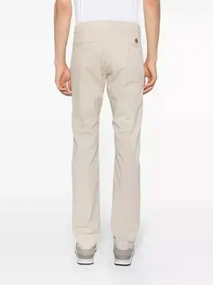 Jacob Cohen Mid-rise Stretch Cotton Chino Trousers - Neutrals
