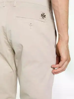 Jacob Cohen Mid-rise Stretch Cotton Chino Trousers - Neutrals