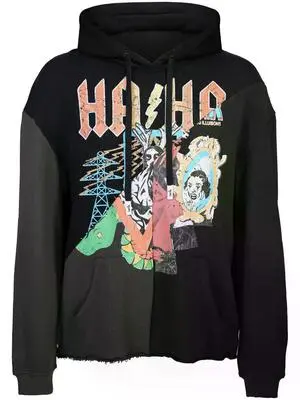 HACULLA. In Concert Graphic-print Hoodie - Black