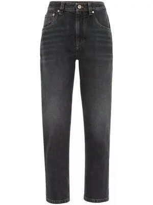 Brunello Cucinelli Straight-leg Cropped Jeans