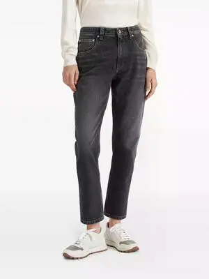 Brunello Cucinelli Straight-leg Cropped Jeans