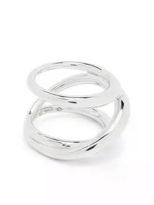 Charlotte Chesnais Triplet Polished-finish Ring - Silver