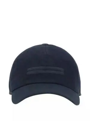 Zegna Oasi Lino Baseball Cap - Blue