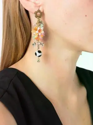 AMIR SLAMA Football Drop Earrings
