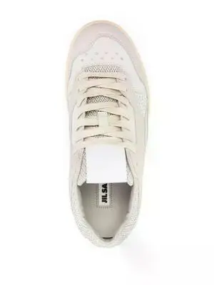 JIL SANDER Panelled Low-top Sneakers - Grey