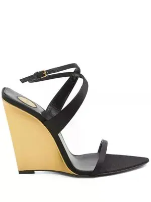 Saint Laurent Salomé Wedge Sandals