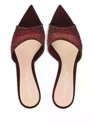 GIANVITO ROSSI 85mm Rania Sandals - Red