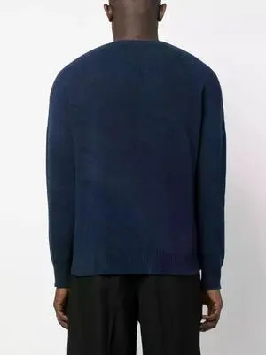 JIL SANDER Fine-knit Virgin Wool Jumper - Blue