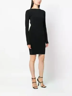 Dsquared2 Open-back Fine-ribbed Minidress