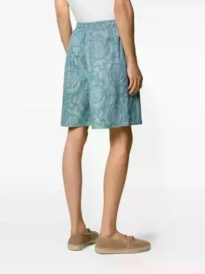 Versace Barocco Print Knee-length Shorts