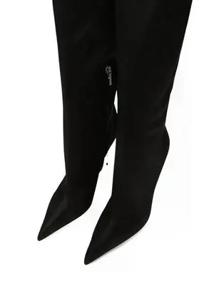 Dolce & Gabbana Logo-plaque Leather Boots