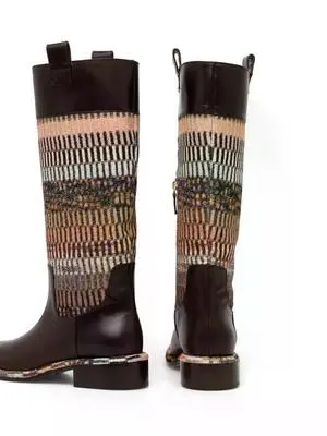 Missoni Panelled Knee-high Boots