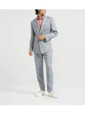 Brunello Cucinelli Linen Trousers