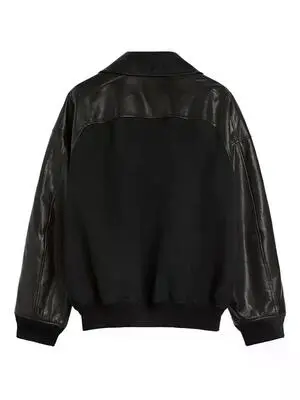 JIL SANDER Paneled Leather Jacket