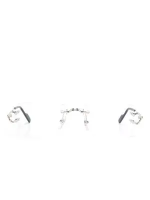 Cartier C De Eyeglasses - Silver