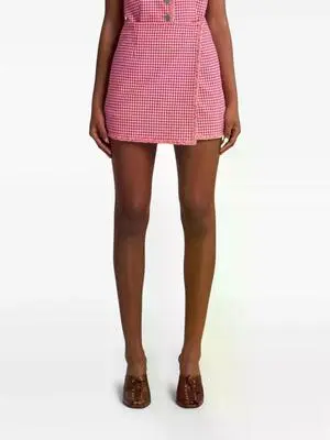 Etro Micro-check" Mini Skirt