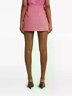 Etro Micro-check" Mini Skirt