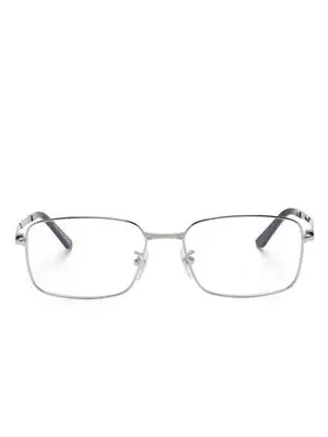 Cartier Rectangle-frame Glasses - Silver