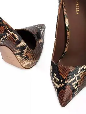 LE SILLA 120mm Eva Pumps - Brown