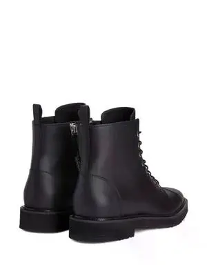 GIUSEPPE ZANOTTI Chris Low Leather Boots - Black