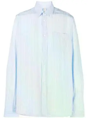 ANOTHER ASPECT 1.0 Stripe-pattern Shirt