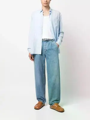 ANOTHER ASPECT 1.0 Stripe-pattern Shirt