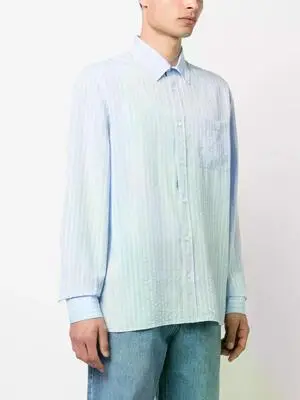 ANOTHER ASPECT 1.0 Stripe-pattern Shirt