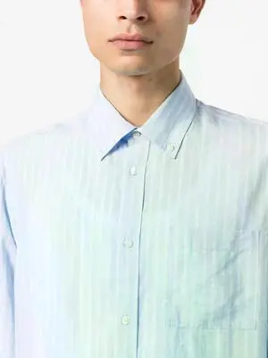 ANOTHER ASPECT 1.0 Stripe-pattern Shirt