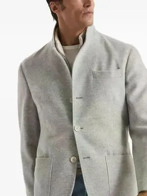 Brunello Cucinelli Cashmere Blazer - Grey
