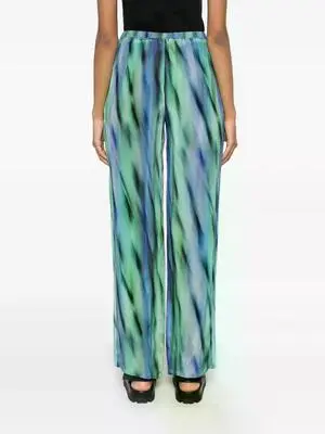 Armani Exchange Abstract-print Lightweight Straight Trousers