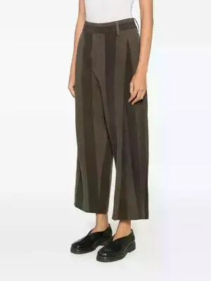 UMA WANG Virgin Wool Blend Wide Leg Trousers
