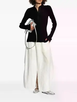 Marni Metallic Ballerina Shoes - Silver