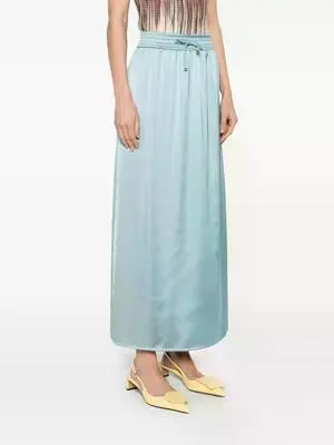 Herno Satin Maxi Skirt