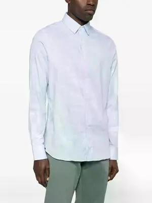 Canali Grid-pattern Shirt