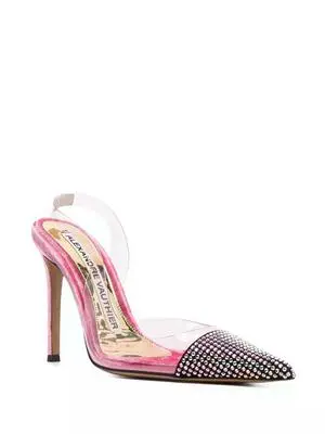 Alexandre Vauthier Rhinestone-embellished Slingback Pumps