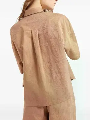 Brunello Cucinelli Jacquard Poplin Shirt