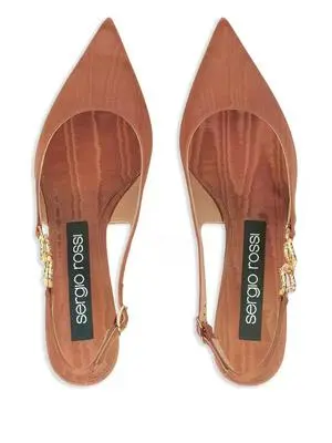 SERGIO ROSSI 50mm Sea Scale Pumps
