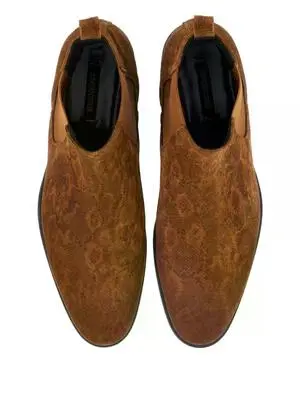 Roberto Cavalli Suede Ankle Boots