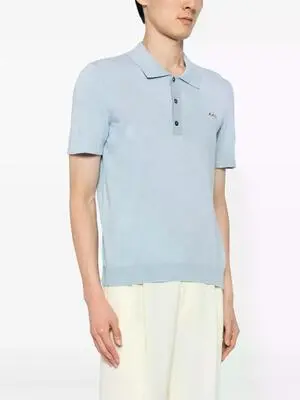 A.p.c. Logo-embroidered Polo Shirt
