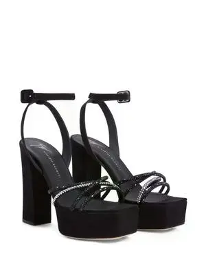 GIUSEPPE ZANOTTI 120mm Arhama Embellished Platform Sandals